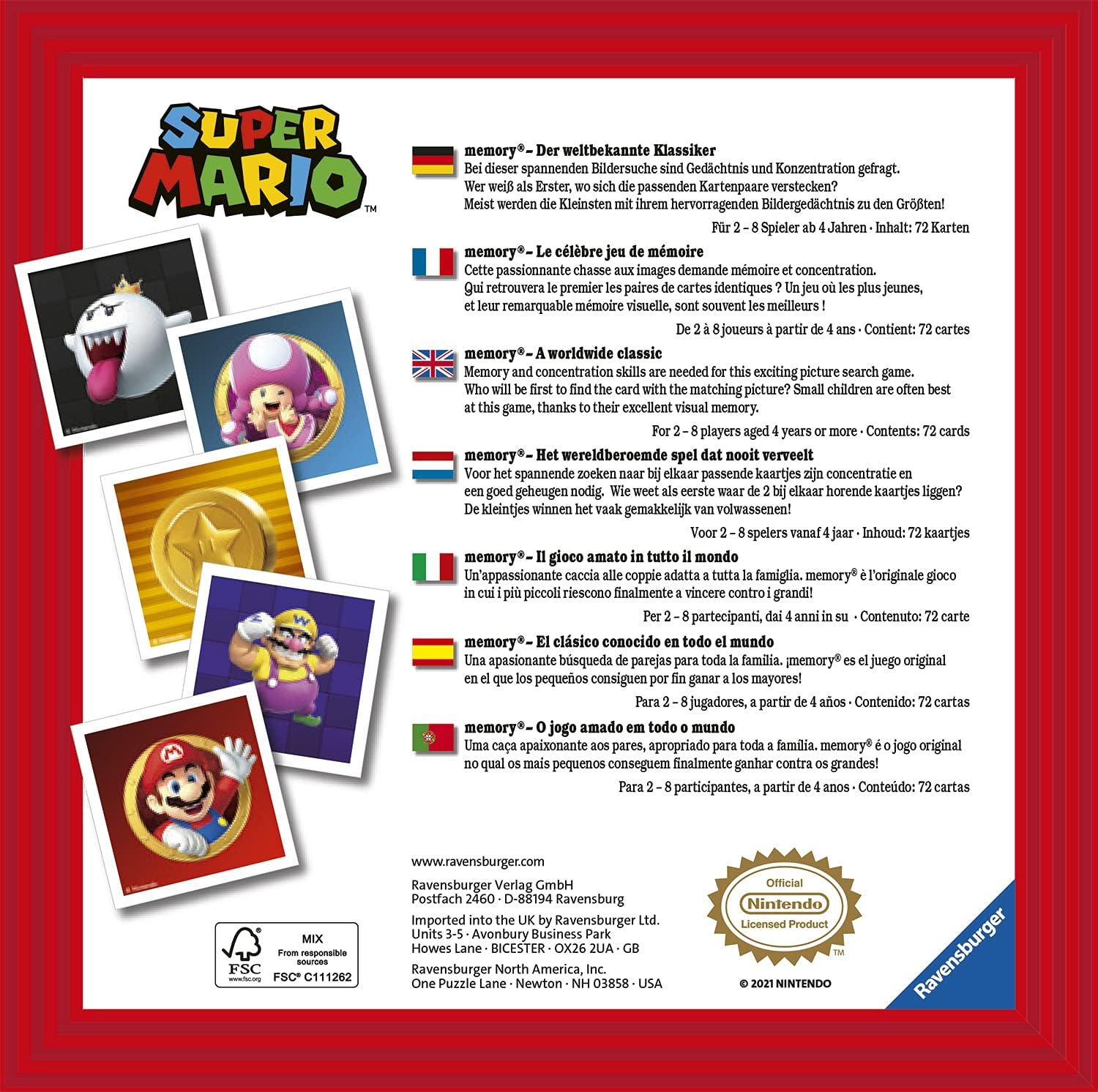 Memory® Super Mario - 🎲 JUEGOS DE MESA [2024]